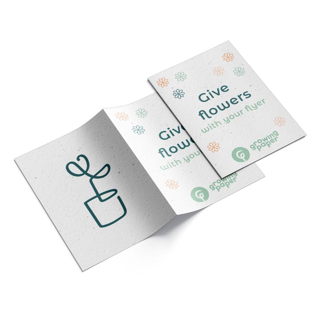 Folded flyers - Growingpaper